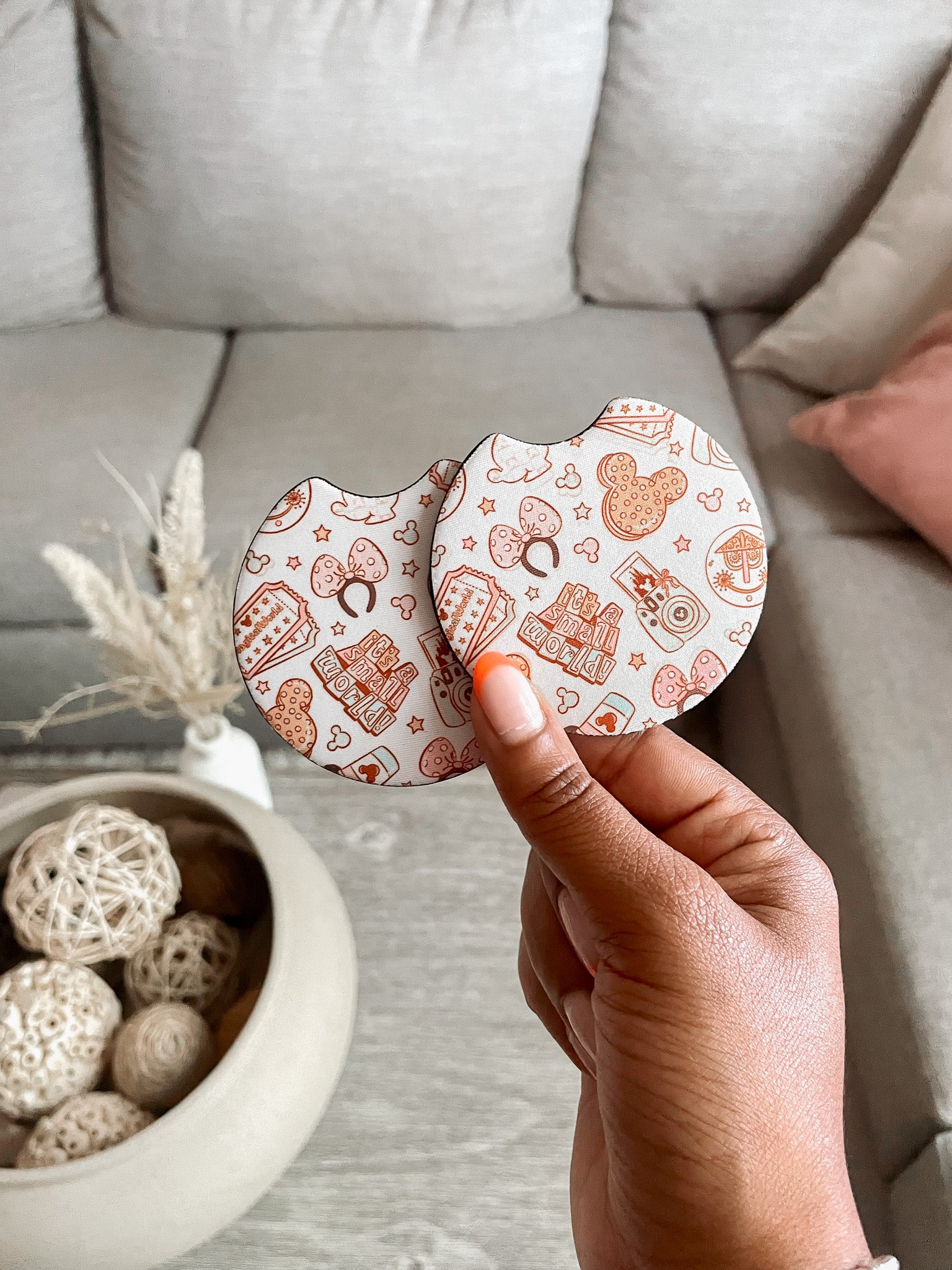 Car Coaster Small World Magic | Car Accessories – jasmithdesigns