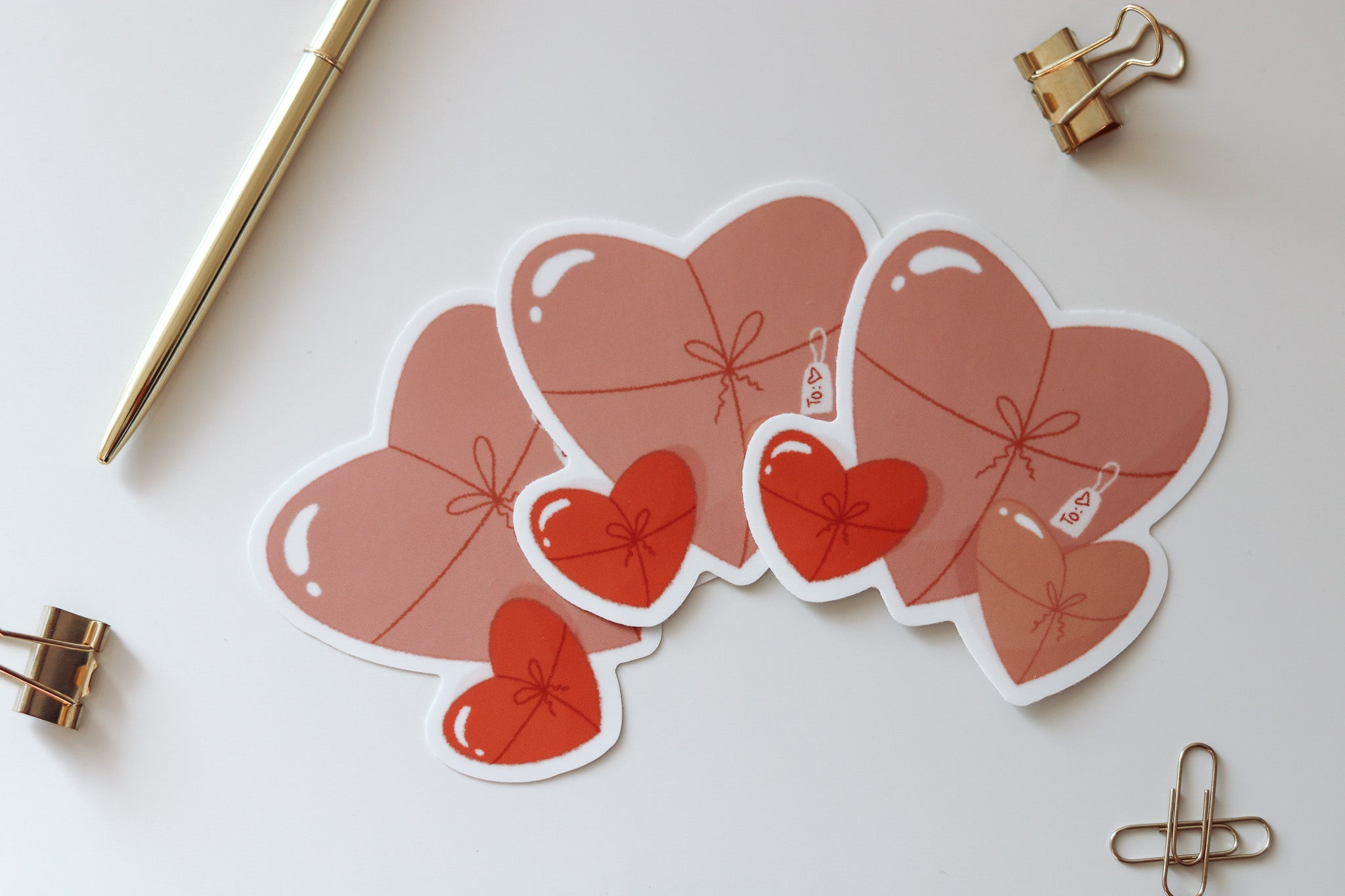 Heart Presents Vinyl Sticker – jasmithdesigns