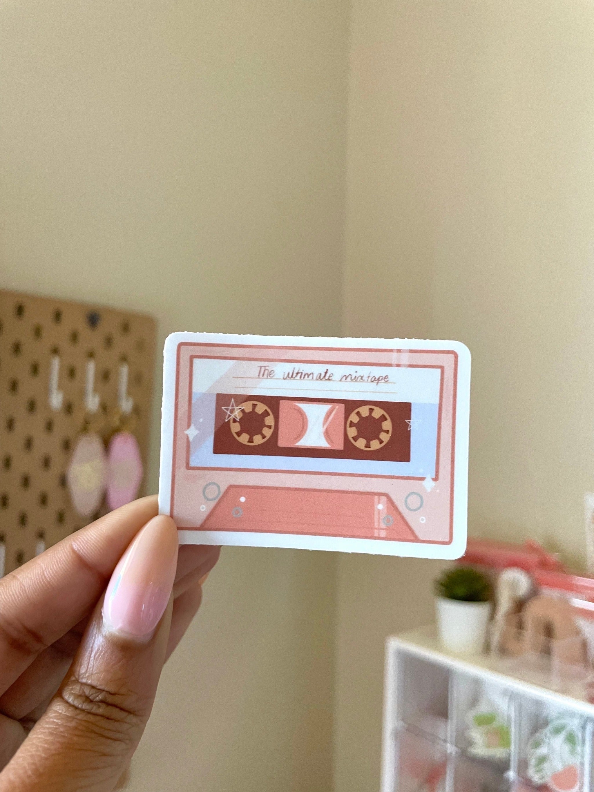 90s Ultimate Mixtape Vinyl Sticker – jasmithdesigns